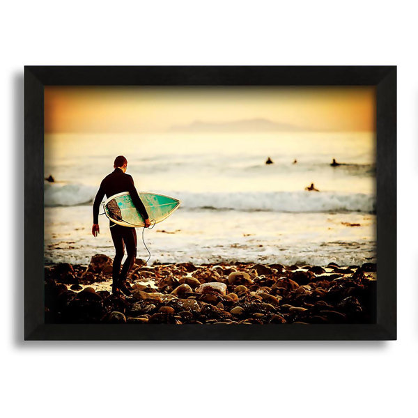 House of Hampton Early Morning Surf Framed Print | Wayfair.co.uk